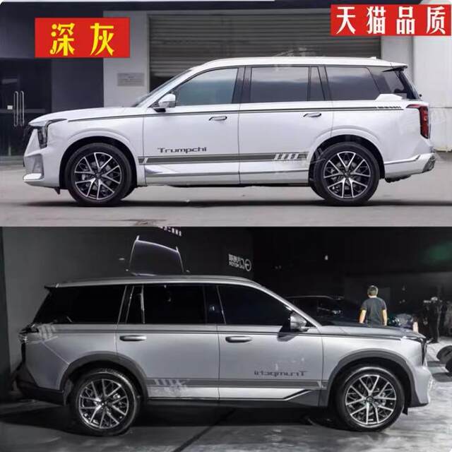 Applicable new GAC Trumpchi GS8 car stickers to pull flowers, simple ...