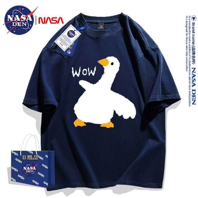 NASA co -branded Claine Short -sleeved T -shirt Female Summer American ...
