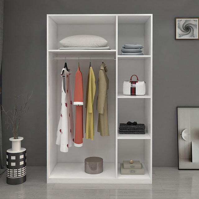 Three-door wardrobe 1.5 meters home bedroom small apartment simple ...