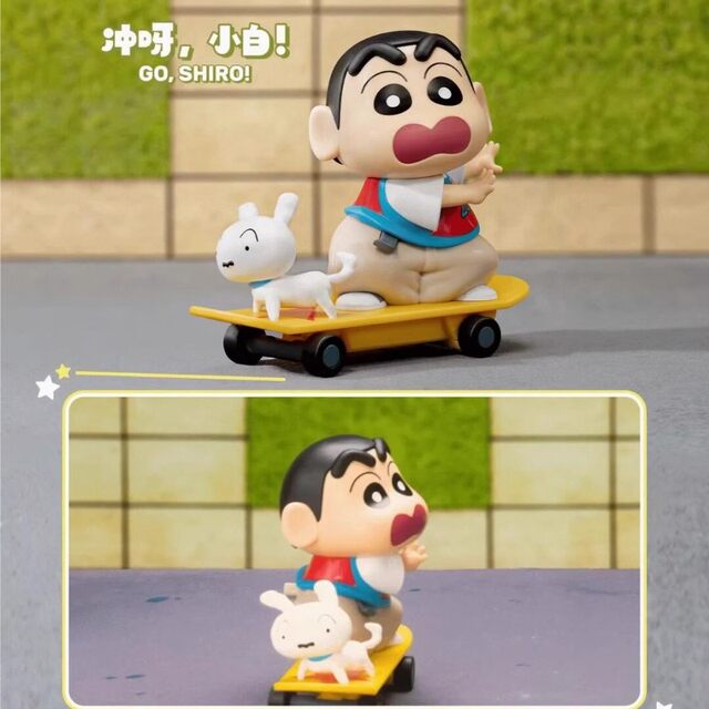New product 52TOYS Crayon Shin-chan dynamic super energetic clockwork ...