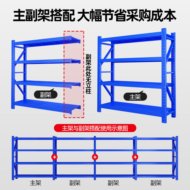 Shelf shelf multi-layer storage warehouse heavy-duty warehouse ...