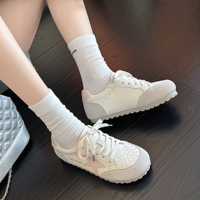 Wide fat feet large size women's shoes 41-43 flat-soled casual board ...