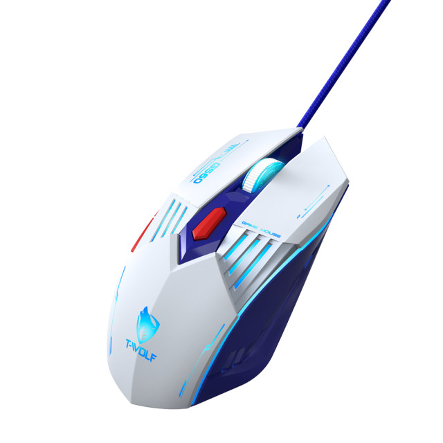 Mech wired mouse e -sports game eat chicken quiet silent laptop ...