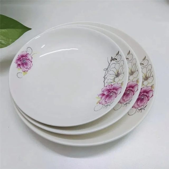 Household vegetable dish set set Deep disk dish square combination ...