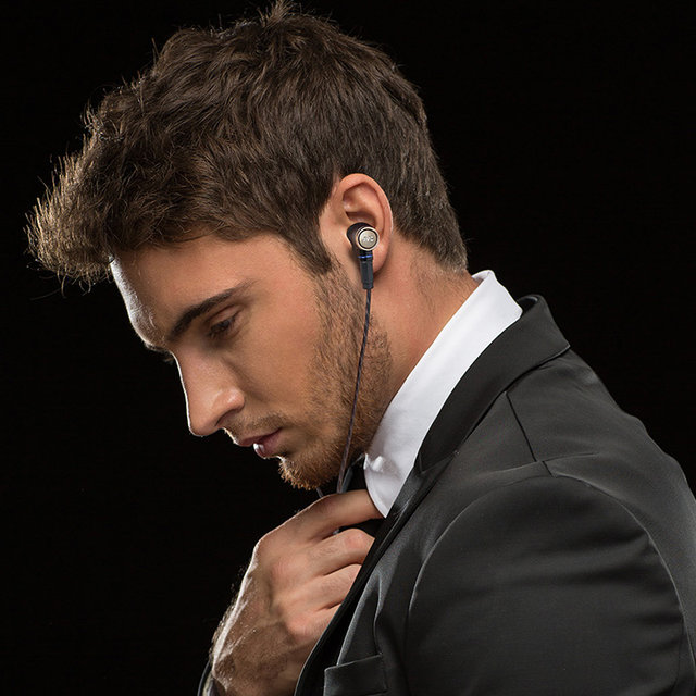 JVC Jiewei Shi HA-FW1800 Fever Wooden Vibration Film in Ear HIFI Music Complete Cable Headphones