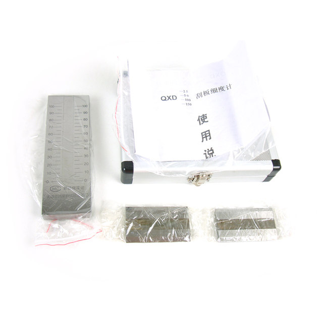 QXD scraper fineness meter 0-25/50/100/150um chocolate coating particle ...