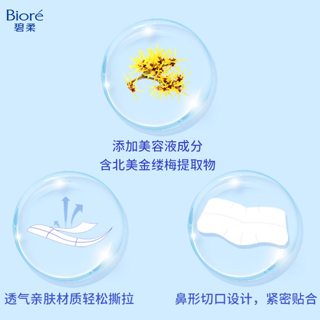 Biore/Biore nose patch removes blackheads, shrinks pores and acne, deep ...