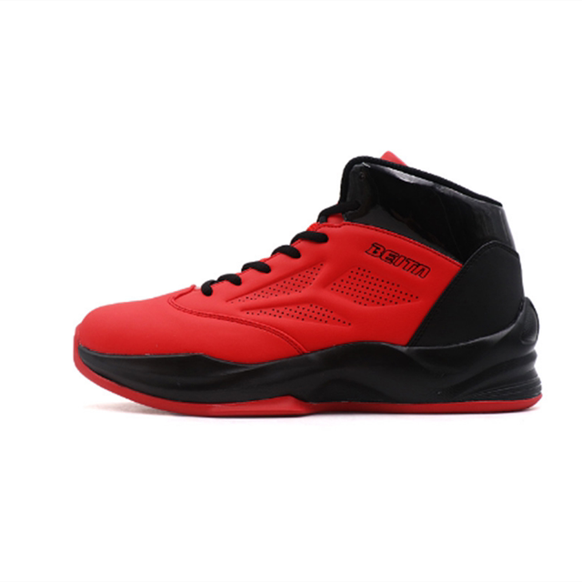 Basketball shoes men's high-top teenager wear-resistant practical ...