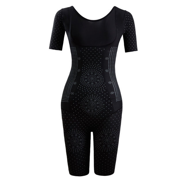 Autumn and winter short-sleeved body shaping clothes after delivery ...