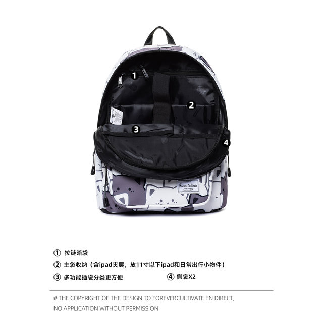 Forever mini backpack female 2024 new backpack small schoolbags ...