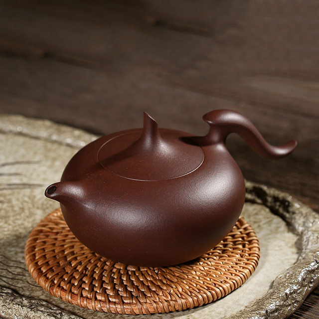 Yixing Zisha pot original ore one factory old purple mud Feihong pot ...