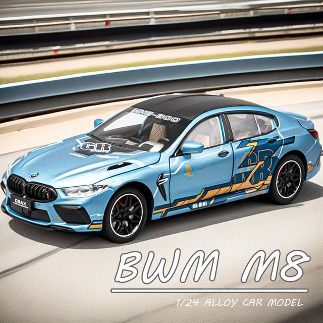 BMW M8 alloy car model simulation car model children's toy car sports ...