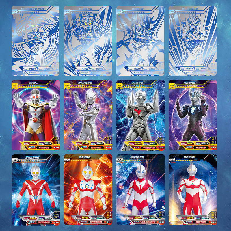 Ultraman Card Box Deluxe Full Star Card Pack Legetøj