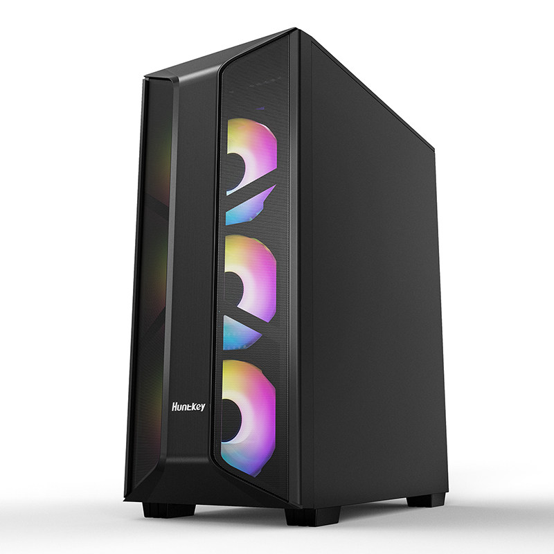 Huntkey Night Hunter 6 ATX Computer Case - Full Side Transparent PC ...