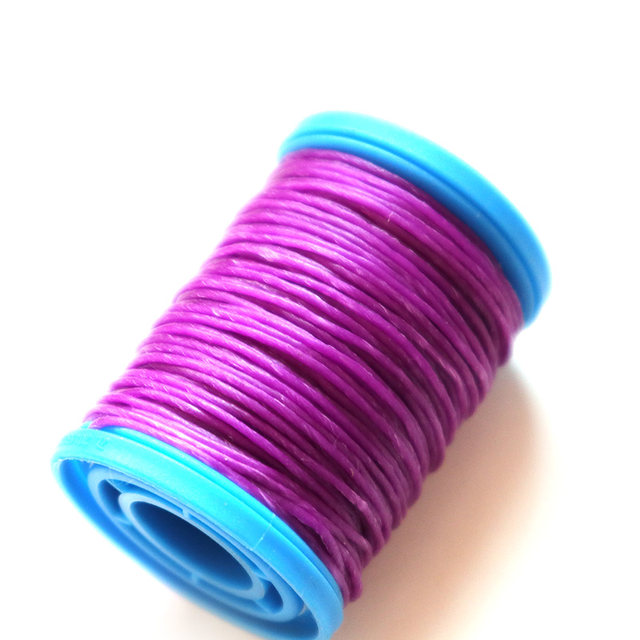 1.0 Thai wax wire 25 meters small roll diamond knot corn knot wire red ...