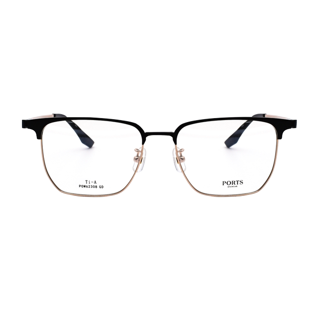 Zeiss lens with PORTS glasses frame ultra -light titanium business men ...