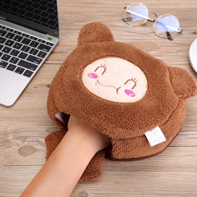 Winter heated USB hand warmer mouse pad with wrist guard, winter mouse ...