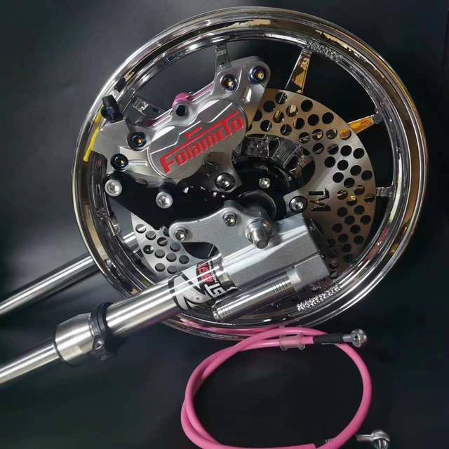 Front shock absorption of 27 core 12-inch wheels with straight up large ...