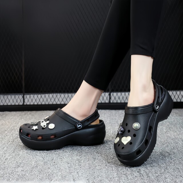 2025 new cloud hole shoes for women in summer anti-slip soft bottom bag ...