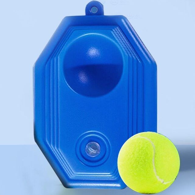 Tennis training device single-player rebound parent-child self-playing ...