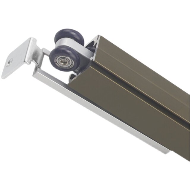 Kitchen sliding door hanging rail rail pulley glass door hanging door ...