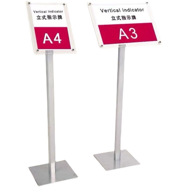 Acrylic A3/A4 indicator card vertical guidance card outdoor card ...