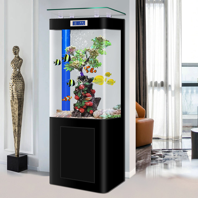 2025 new floor-standing fish tank living room household vertical bottom ...