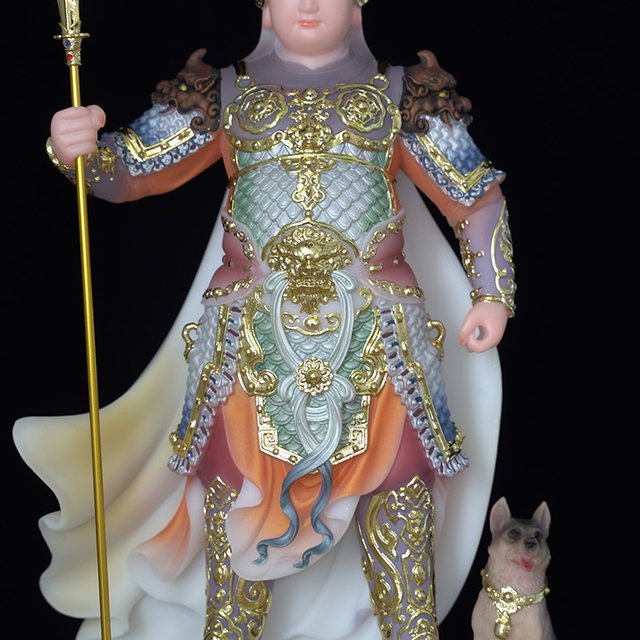 Erlang God Yang Jian ornaments Erlang Yang Jian Roaring Heavenly Dog ...