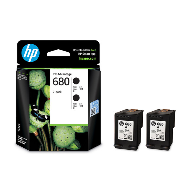 HP HP Printing Flagship Store Official Original 680 Black Ink Cartridge ...
