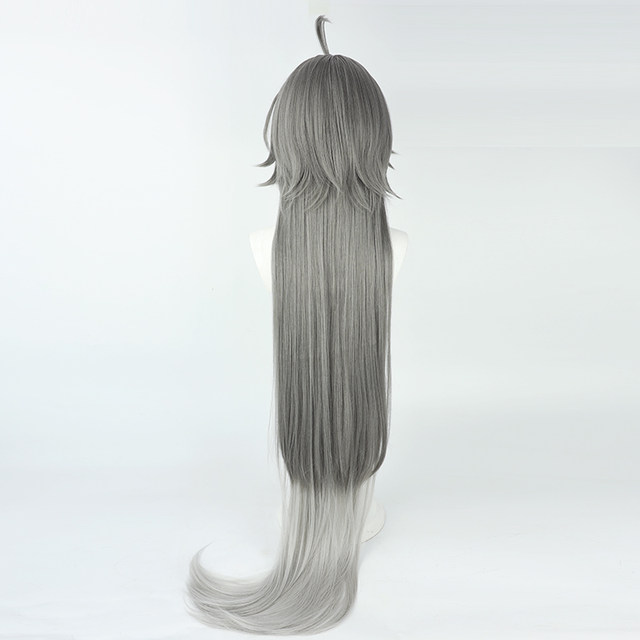 Honkai Impact 3 Su cos wig silicone scalp gray excessive gradient long hair su