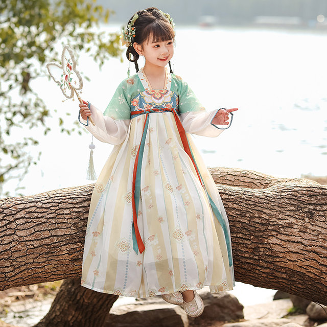 Hanfu Girls 2025 new Mid-Autumn Festival children's ancient style ...