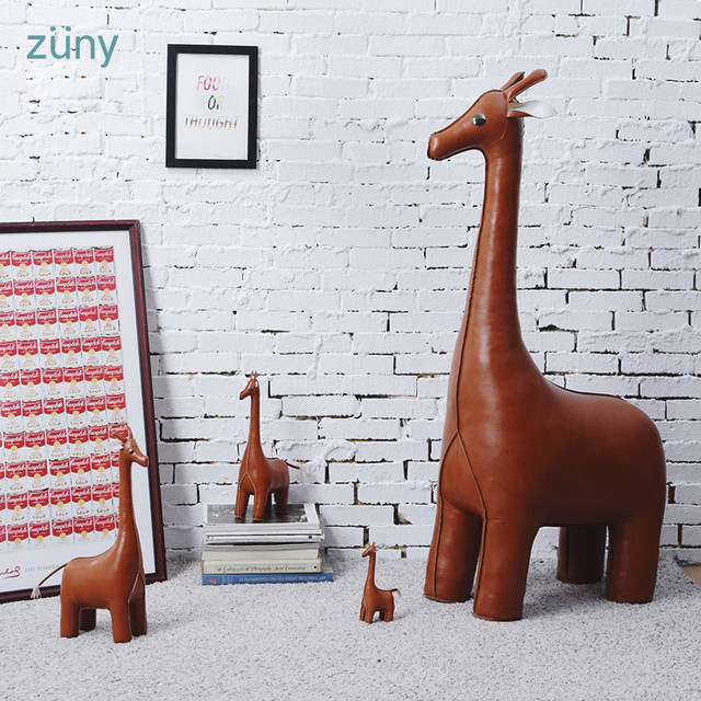 Zuny animal bookends holiday leather gifts elephant hippopotamus ...