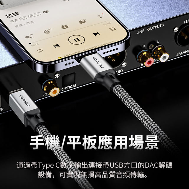 DT-300 Fever Class Silver Glosure DAC Decoder A-B live sound card Typec connection wire USB2.0 ...