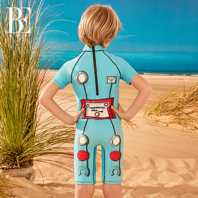 BE Van Dan Outlets Children's Swimsuit Fashion Sunshine Fresh Boy ...