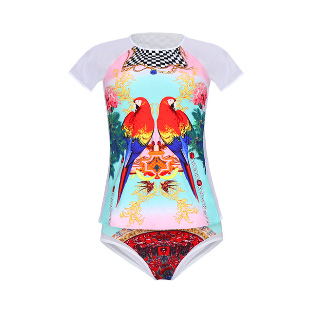 BE van der Ann Triangle Split Swimsuit Women's Anti-Chlorine Sun ...