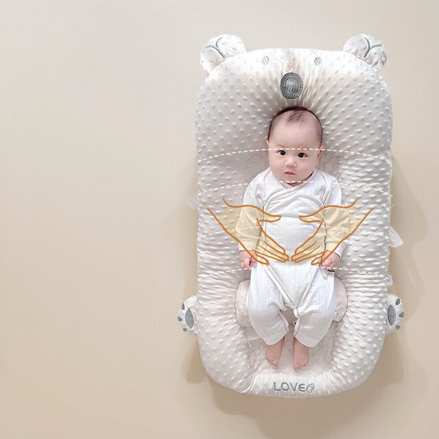 Baby slope cushion pillow newborn bed middle bed baby styling comfort ...