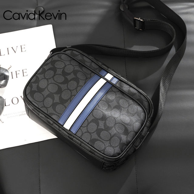 Cavid Kevin tide brand men's shoulder bag street trendy couple diagonal ...