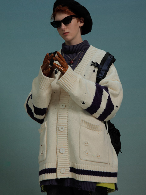 Unvesno (UN) subverts maximalism with slash-cut hole-like imitation ...