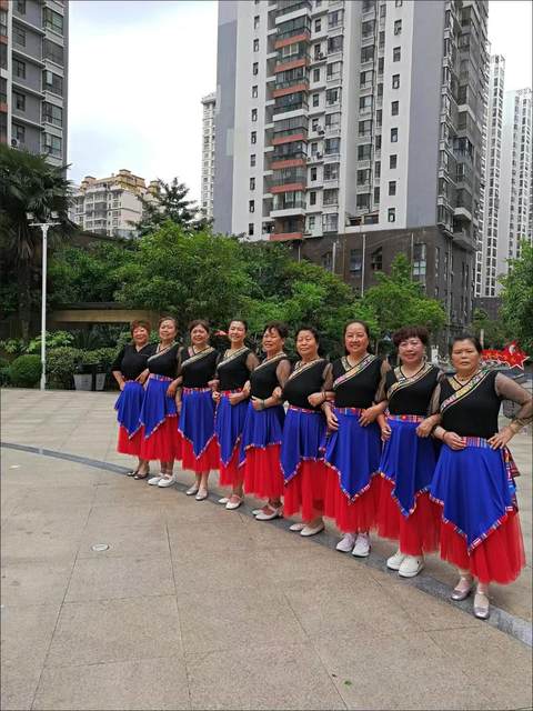 2022 Tibetan dance apron spring and summer ethnic practice skirt ...