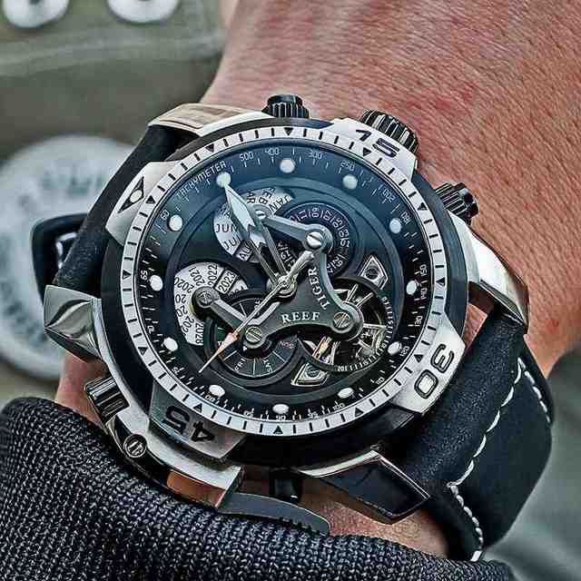 Co-branded Reif Tiger watches men's top ten new brand-name fully ...