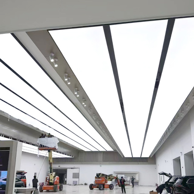 Soft film ceiling custom white translucent lamp film A-grade fireproof ...