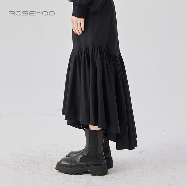 Rongzi Mu Rosemoo's new autumn new cotton feels a short -lasting long skirt RCL3QC255B