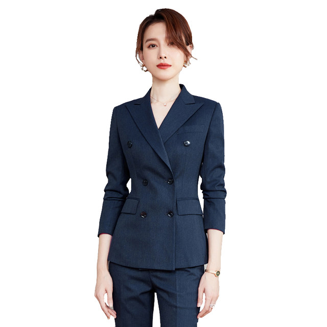 Formal women's suits, high-end suits, feminine front desk receptionist ...