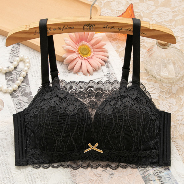 Summer latex underwear Girls gathered thin steel ringless tube top ...