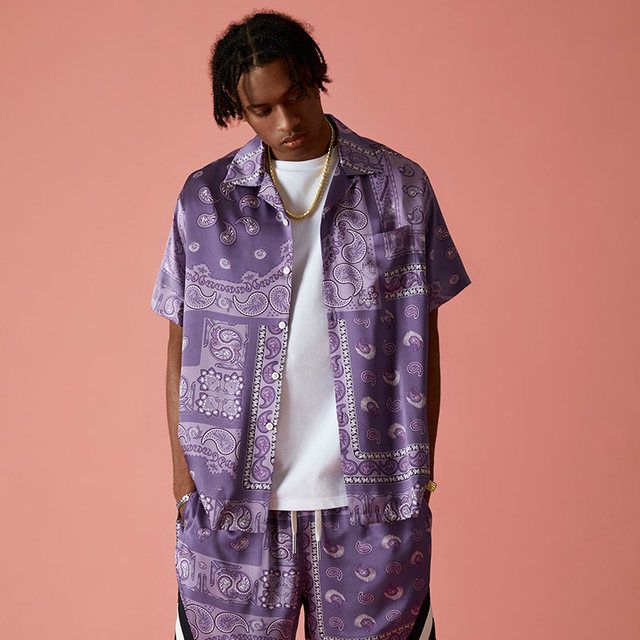 BAPE BLACK Men's Clothing 25 Years Spring and Summer Paisley Cashew ...