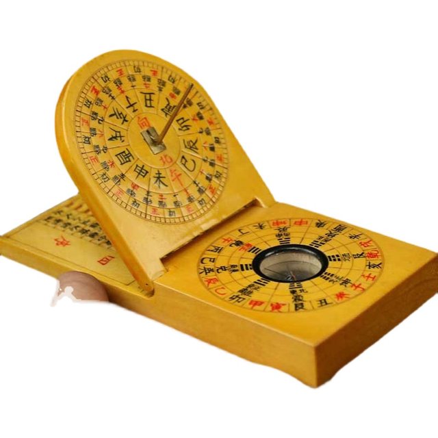 Handmade Japanese lunches Small compass high -precision Feng Shui disk ...