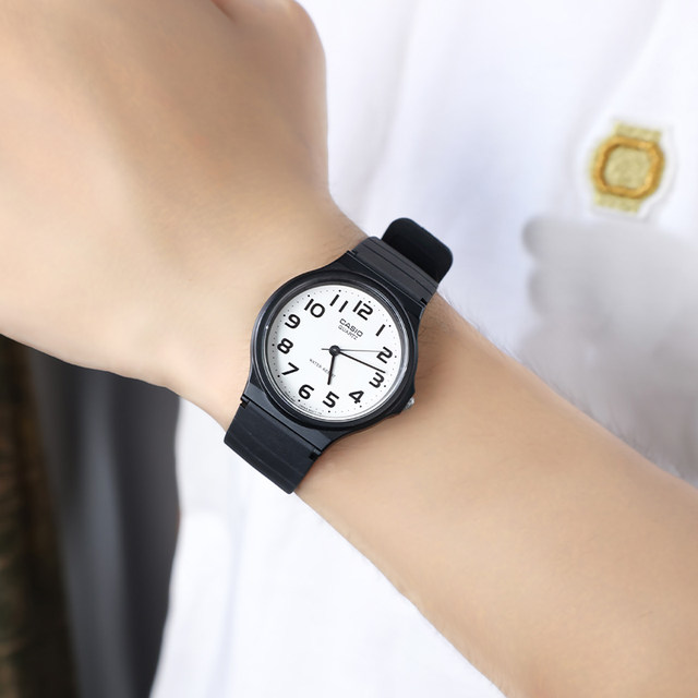 Casio watch men and women MQ-24 waterproof children student examination ...