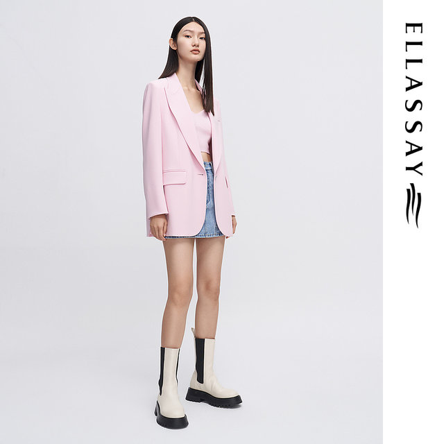 Glissole early spring new solid color two-piece acetic acid suit for ...