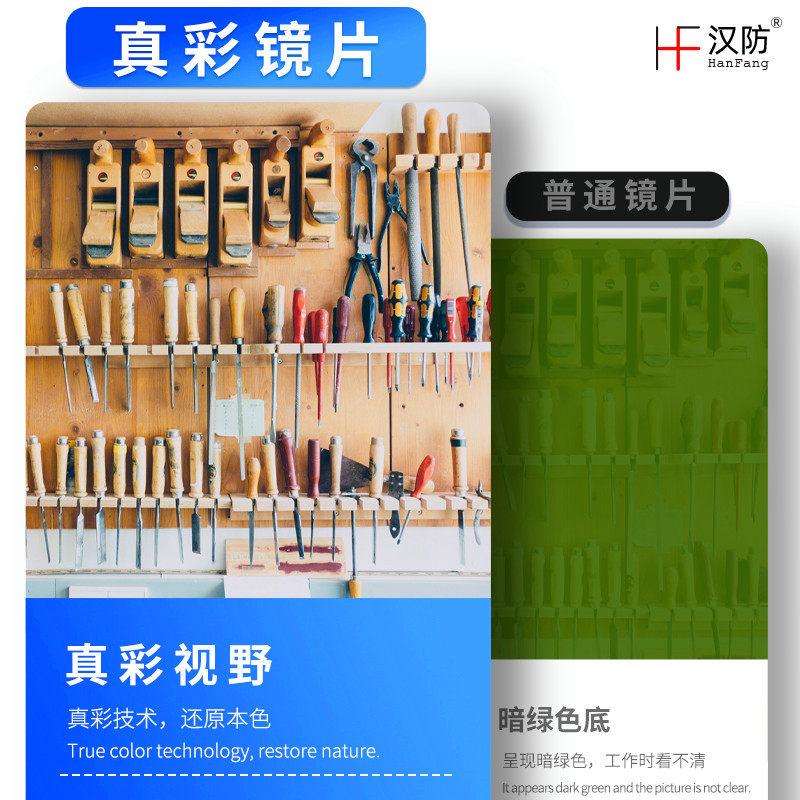 True Color Welding Mask with Automatic Dimming Light