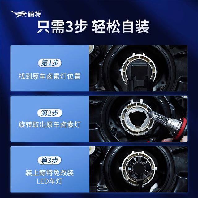 Suitable for SINOTRUK HOWO Howo Titans LED large bulb car headlights ...